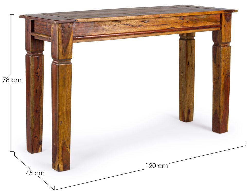 Les Tendances - Console en bois d'acacia Chateaux | LesTendances.fr
