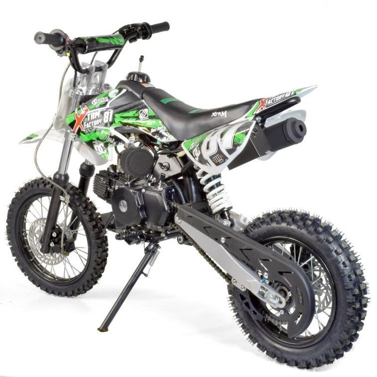 Moto cross 110cc 14/12 e-start automatique 4 temps bleu | LesTendances.fr