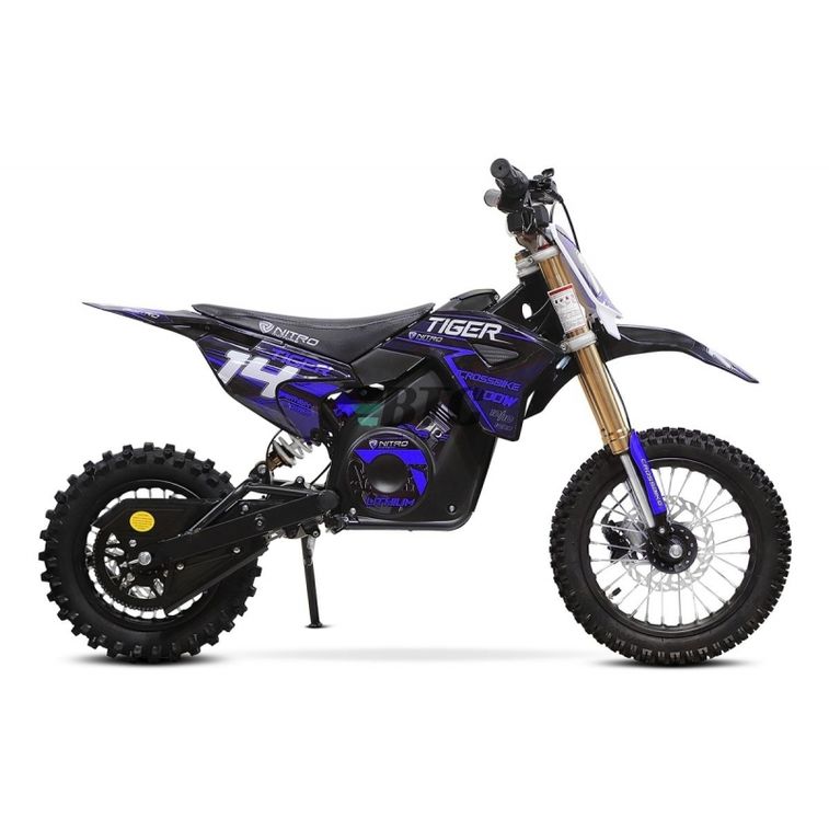 Moto électrique enfant Tiger luxe 1100W Lithium 36V 12/10 bleu ... Moto électrique enfant Tiger luxe 1100W Lithium 36V 12/10 bleu ...