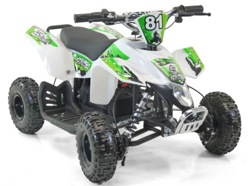 Pocket quad électrique Tyrex 500W 6" blanc et rose | LesTendances.fr