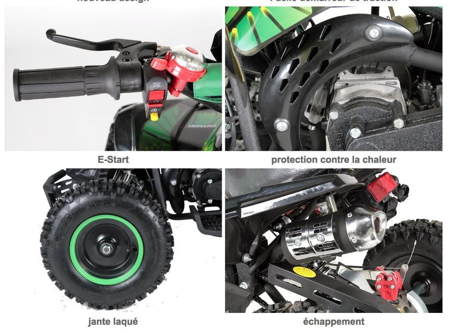 Quad 49cc Python deluxe 6 | LesTendances.fr