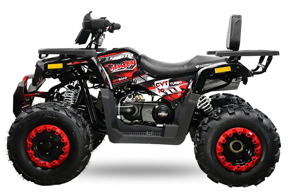 Quad automatique 180cc Rugby Platin RS10 rouge | LesTendances.fr