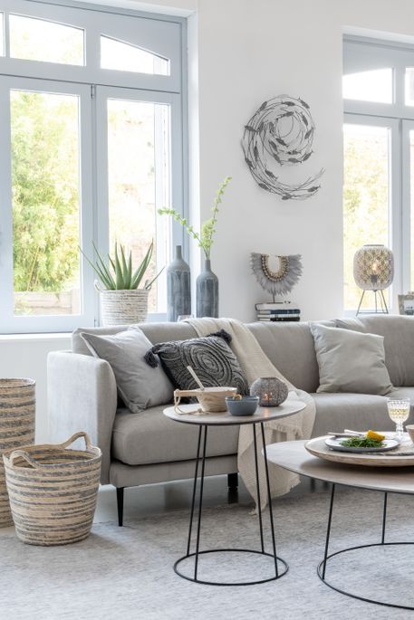 Les Tendances - Table gigogne ovale bois naturel Gadrel L 60 cm ...