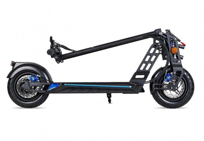 Ecoxtrem - Trottinette électrique 800W Bison urbaine noir lumière bleu ...