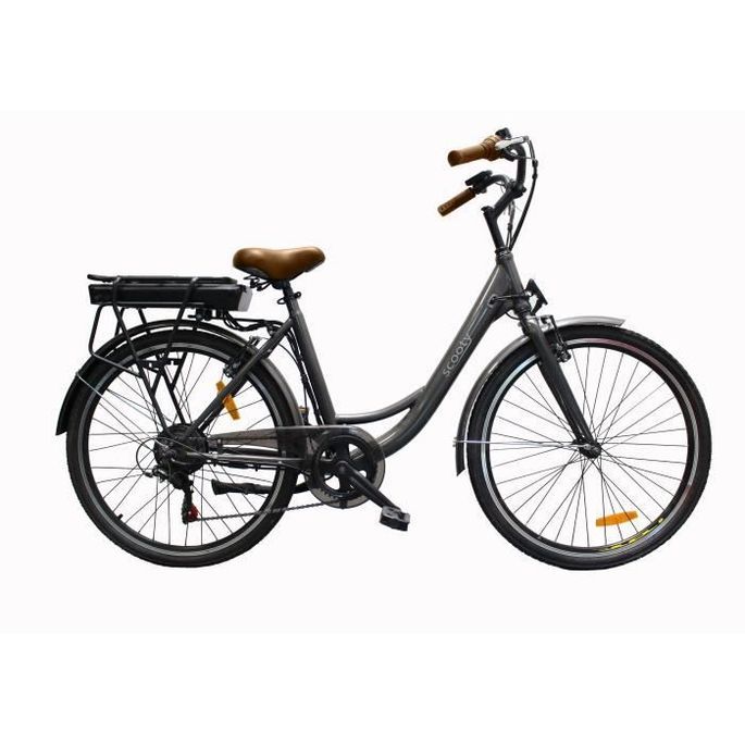 V lo lectrique SCOOTY Scooty City 26 Plus 26 Gris 6 Vitesses