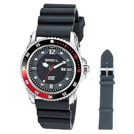 Breil Oceano Quartz Gent Data Ss Case Silicone 2 Cinturini / 2 Straps ...