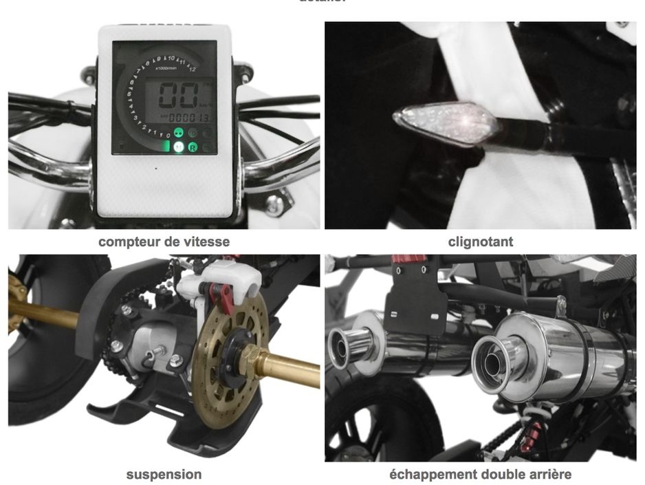 Spy Racing - Quad Homologué 250cc Speedbird Street Racer RS 14SP Orange ...