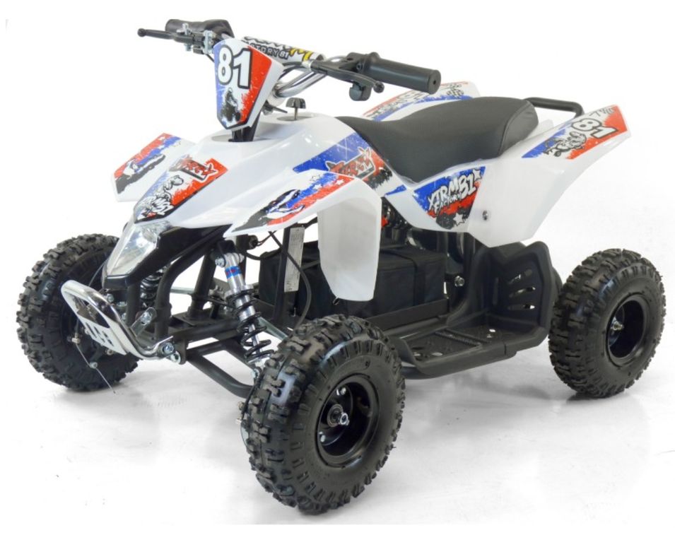 Pocket quad électrique Tyrex 500W 6" blanc et rose | LesTendances.fr