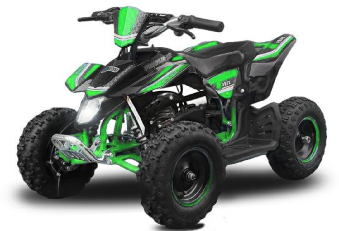 Quad 49cc Madox 6" premium noir et vert | LesTendances.fr