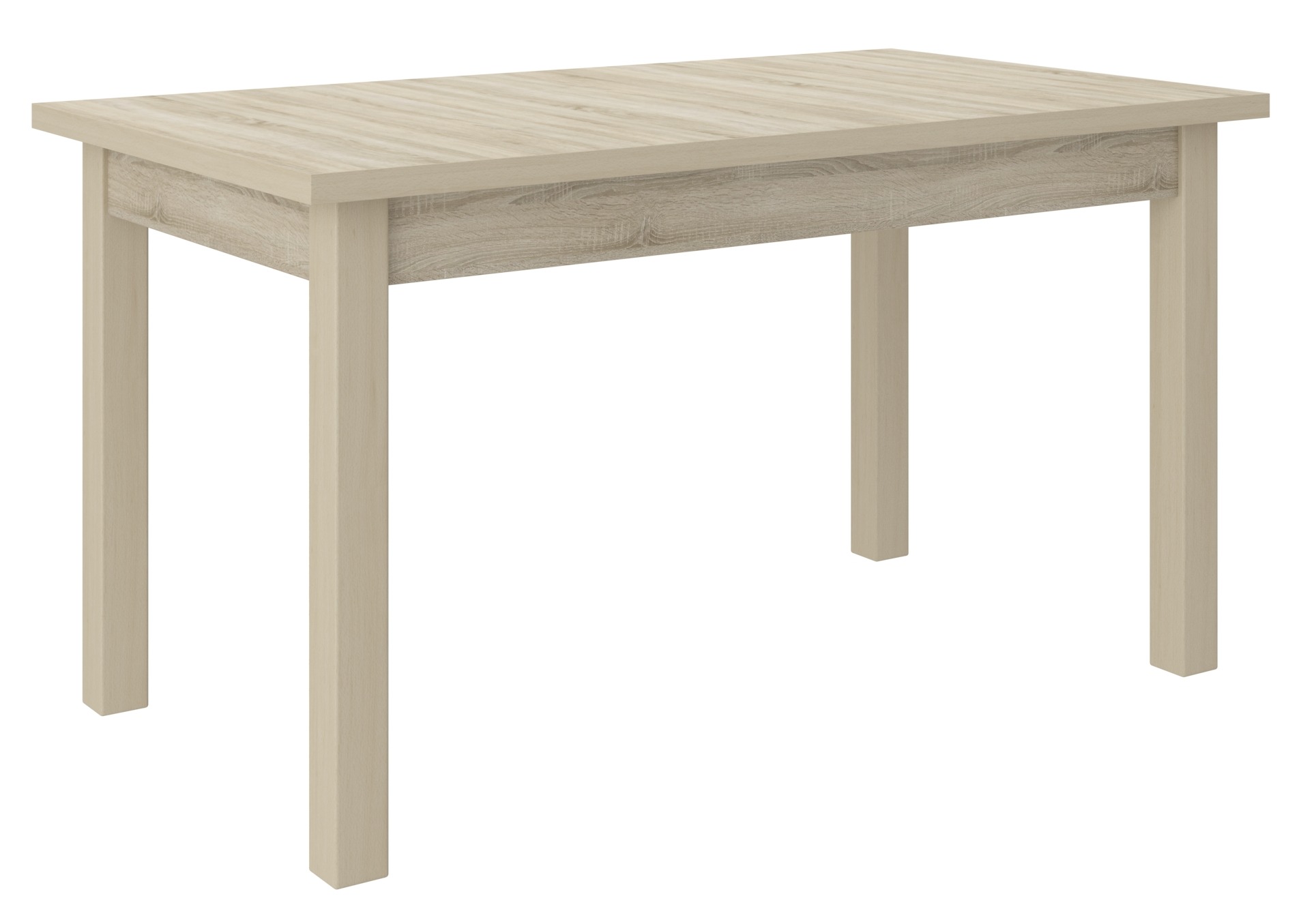 Les Tendances - Table extensible 140/180 cm en bois clair sonoma Komba ...