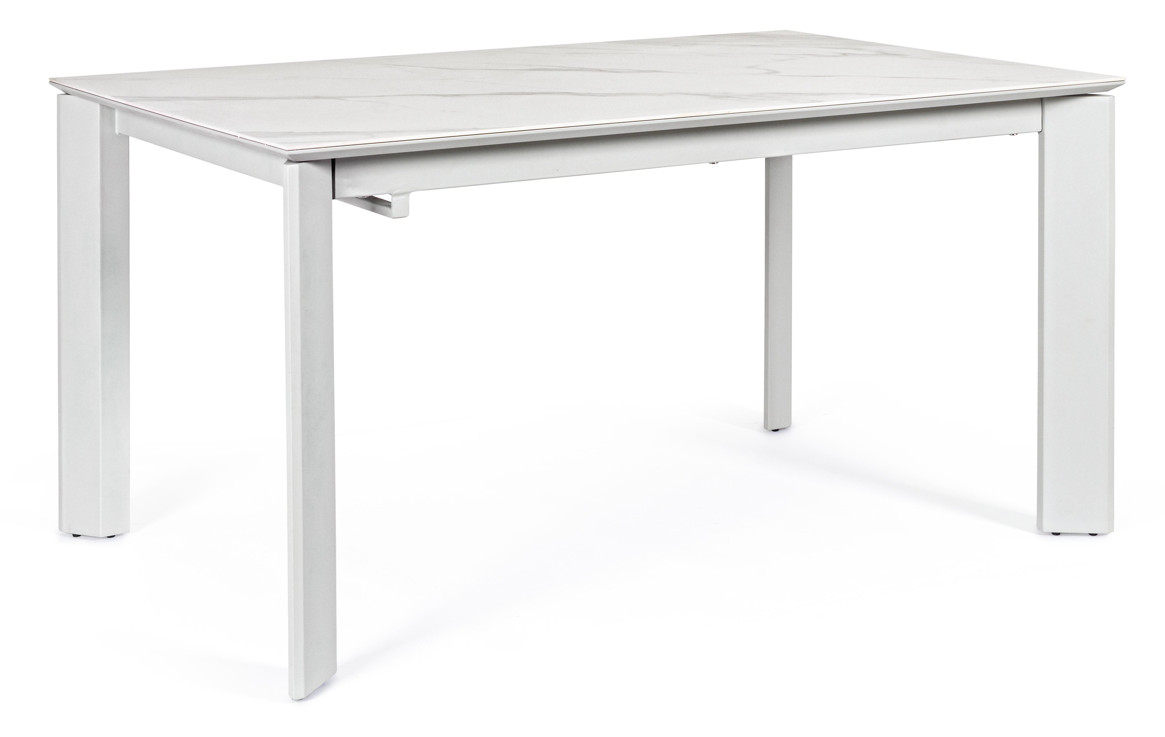 Les Tendances - Table extensible blanche briva 140 | LesTendances.fr